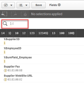 Qlik Sense Data Model and Field Naming | qlikcentral